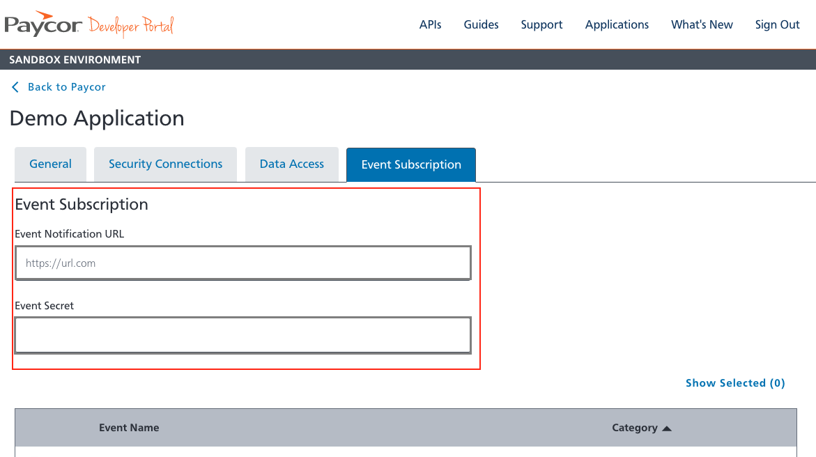 Paycor Developers Portal
